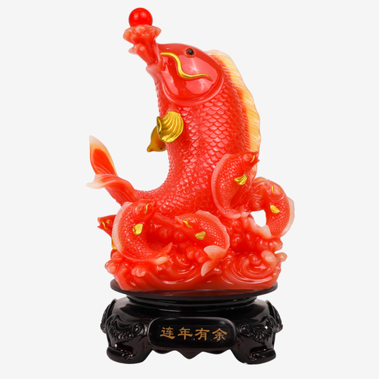 Red Rising Dragon Fish of Prosperity 42cm - Feng Shui Charms PH – Royal ...