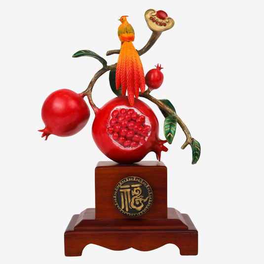 Fruits of Eternal Fortune - Red Pomegranate 28cm - Feng Shui Charms PH ...