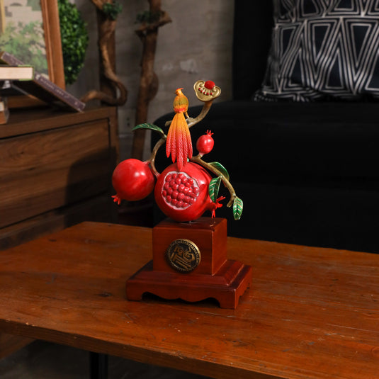 Fruits of Eternal Fortune - Red Pomegranate 28cm - Feng Shui Charms PH ...