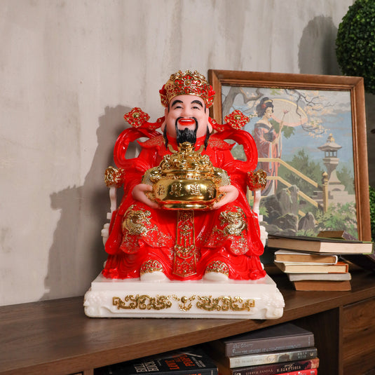 Red God of Wealth of Great Fortune 48cm - Feng Shui Charms PH – Royal ...